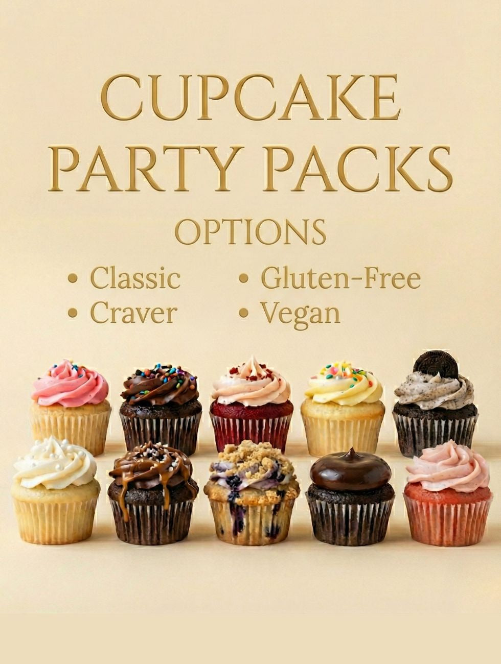 Cupcake Party Pack (Dozen) – Baked Cravings