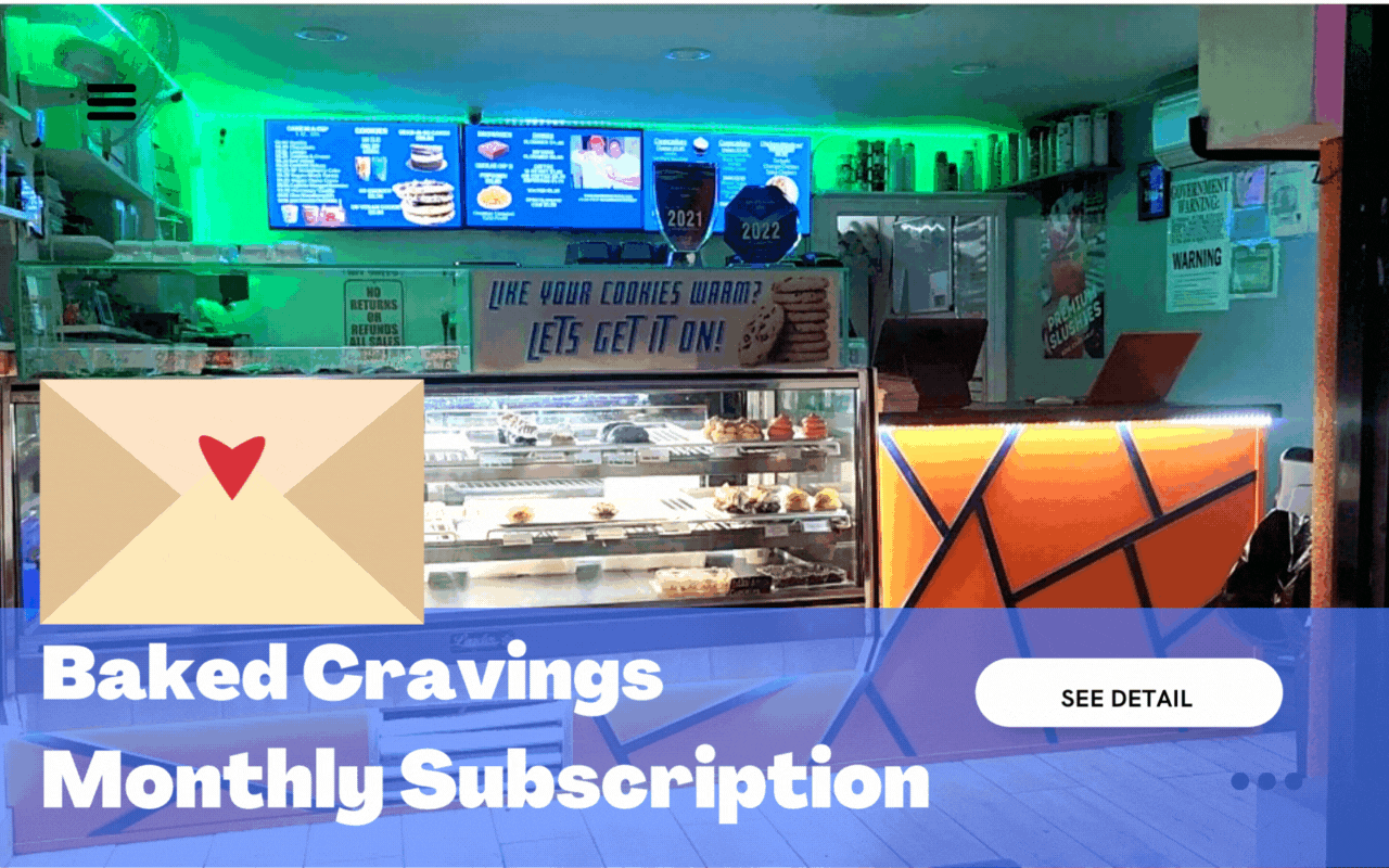 Local Monthly Subscription – Baked Cravings